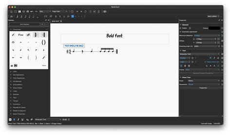 MuseJazz Text Bold Doesn T Work MuseScore