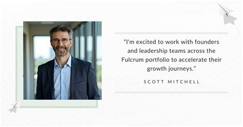 Fulcrum Equity Partners Welcomes Scott Mitchell As Venture Partner