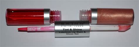 Skinn Cosmetics Tint And Shine Luscious Lip Stain And Gloss Set