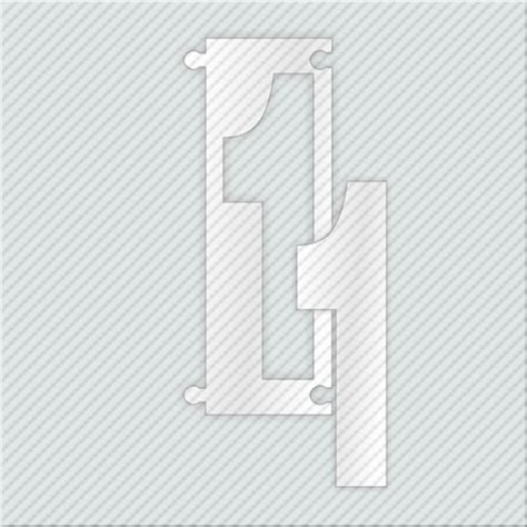 ΝΟΥΜΕΡΟ 1 ΑΠΟ Plexiglass ΛΕΥΚΟ ΓΑΛΑΚΤΕΡΟ 7cm ΓΙΑ ΠΙΝΑΚΙΔΕΣ ΟΔΩΝ