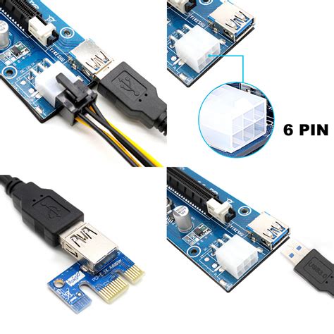 PCI E Riser C B Electronics
