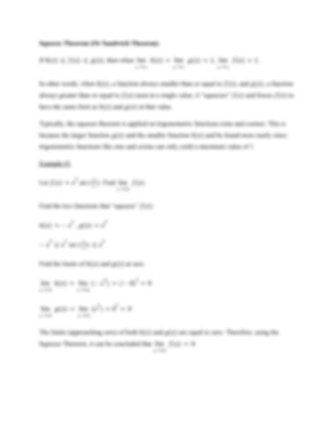 SOLUTION Limits Calculus Studypool