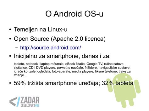 Razvoj Softvera Za Android Os PPT