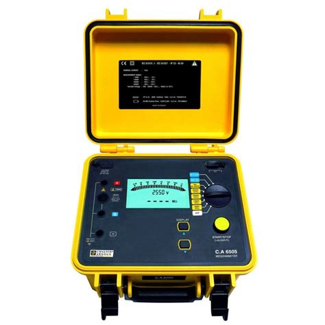 Chauvin Arnoux P01139704 MEGOHMMETRE CA 6505