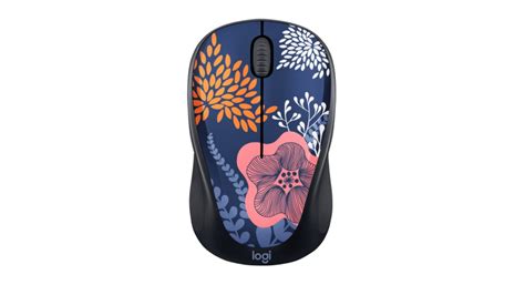 Logitech Design Collection Limited Edition Wireless Mouse Forest Floral