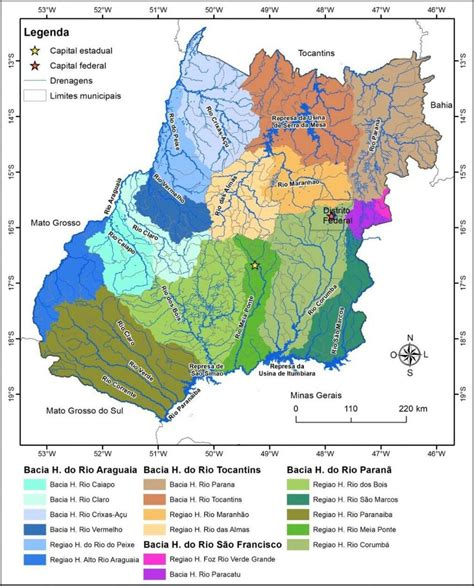 Bacias Hidrográficas De Goiás Revoeduca