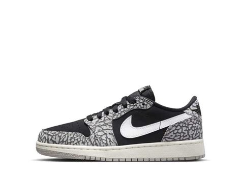 Nike Gs Air Jordan 1 Retro Low Og Black Cementの新品 中古フリマ 通販 ｜スニダン