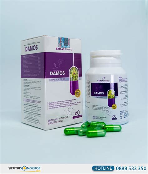 Damos 750000đ Hỗ Trợ Giải Độc Gan And Bệnh Ngoài Da Do Gan Yếu