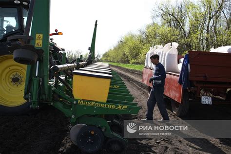 Весенняя посевная в Краснодарском крае РИА Новости Медиабанк