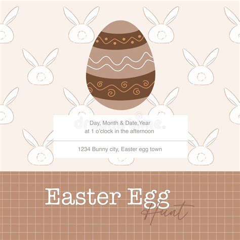 Invitation To Easter Egg Hunt Stock Illustrations 232 Invitation To