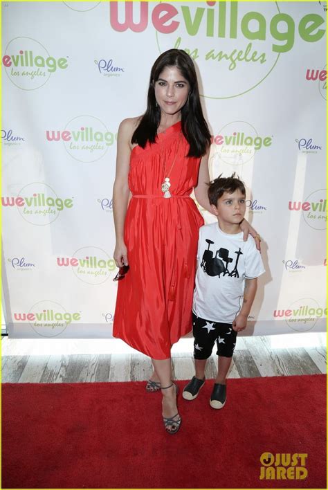 Selma Blair And Son Arthur Attend The Grand Opening Of Wevillages La