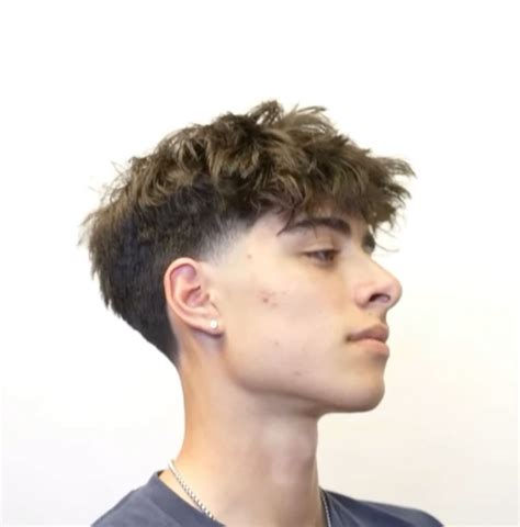 Textured Fringe With Mid Taper Mens Haircuts Short Hair Faded Hair