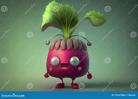 Cute Beet Root Character Stock Illustration Illustration Of Vitamins