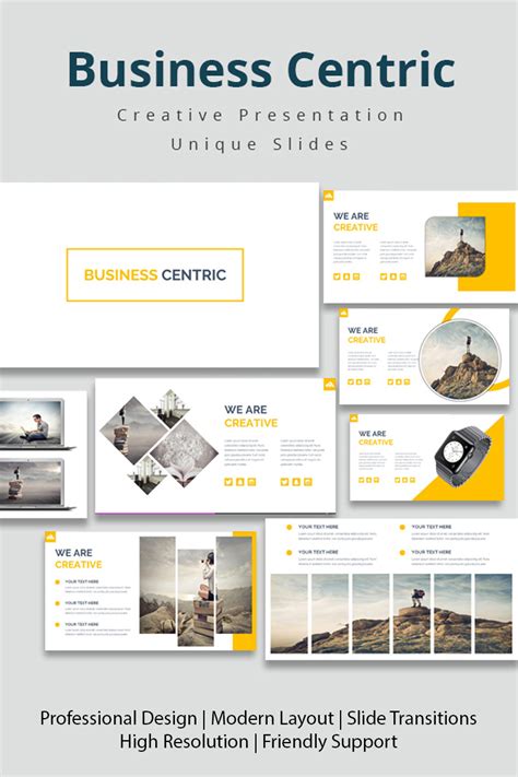 Business Centric Template Google Slides TemplateMonster