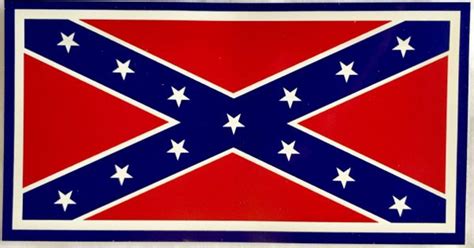 Confederate Flag Bumper Sticker Dlgrandeurs Confederate And Rebel Goods
