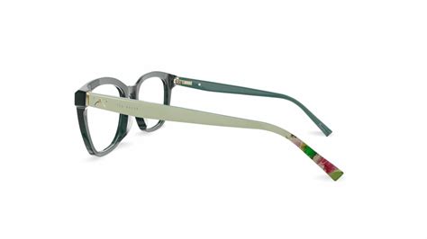 Ted Baker Womens Glasses Ted Baker 24 Green Cateye Plastic Acetate