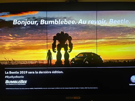Bumblebee Movie Part Of Goodbye Beetle Campaign From Volkswagen