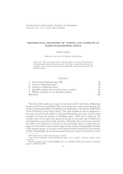 Pdf Differential Geometry Of Curves And Surfaces In …rcamino Publications Pdf Art84 Pdf · We