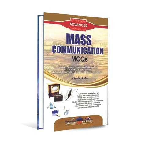 Advanced Mass Communication Mcqs Book Css Imtiaz Shahid Mkg Multan Kitab Ghar