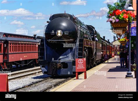 Strasburg Pa Usa May 31 2021 The Norfolk And Western Class J 611