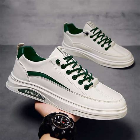 Promo Sepatu Pria Original Sneakers Cowok Putih Casual Running Sepatu