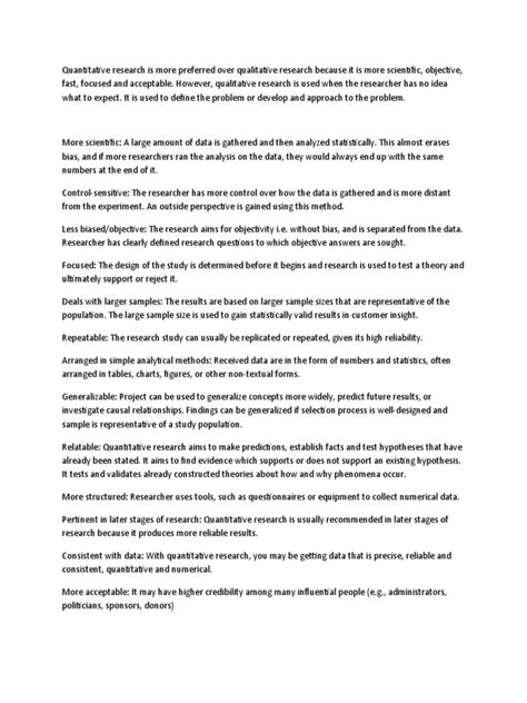 When To Use Qualitative Vs Quantitative Research Understanding Their