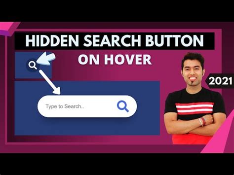 Hidden Search Button Effects Using HTML CSS In Hindi In Empower Youth