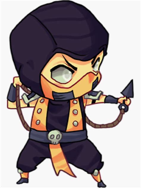 Chibi Scorpion Sticker By Marouwx Redbubble