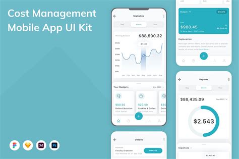 成本管理app Ui Kit 云瑞设计
