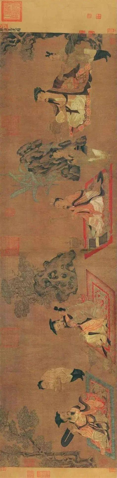 唐 孙位《高逸图卷》高清鉴赏图文侵权山西