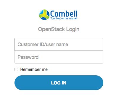 Une Instance Openstack Linux Et Connection Via Internet Combell Support