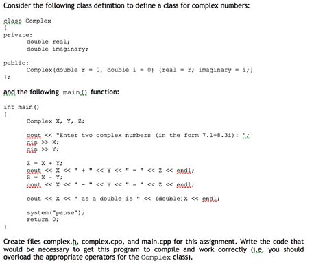solved consider the following class definition to define a