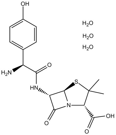 Amoxicillin Trihydrate Cas No 61336 70 7 Glpbio
