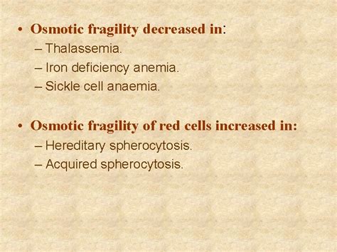 Osmotic Fragility Test Osmotic Fragility Definition Osmotic Fragility