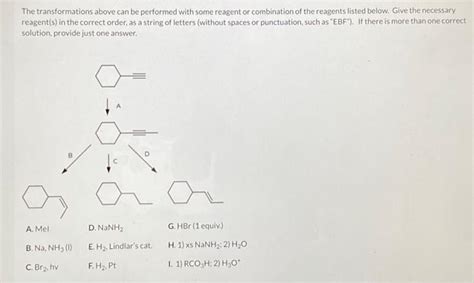 Solved The Transformations Above Can Be Performed With Some Chegg