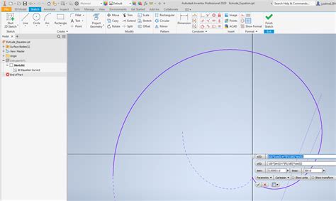 Solved Cant Extrude Equation Line Autodesk Community