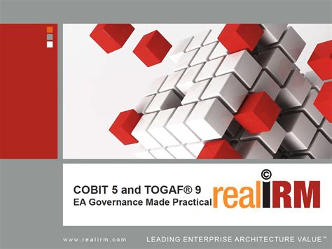 Cobit 5 0 And Togaf 9 Ea Governance Made Practical — The Open Group