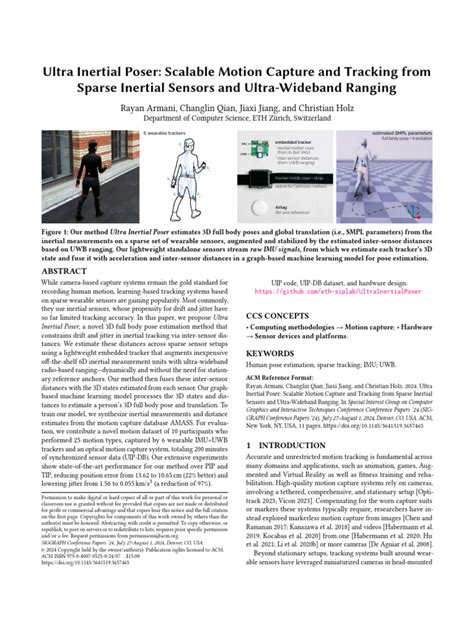 Ultra Inertial Poser Scalable Motion Capture And Tracking From Sparse Inertial Sensors And