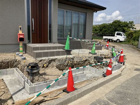 姫路、外構、植栽工事、外構工事、デザイン外構、おしゃれ、シンプル、高低差のある外構 Blog 姫路市でおしゃれな外構をご検討の方は外構