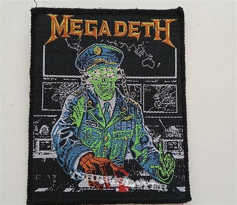 Megadeth Megadeth Holy Wars No 49 Patch 1990 Brandnew 9 X 125 Cm