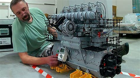 These Massive Lego Technic Diesel Engines Put Everything Youve Ever