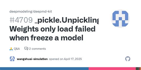 Pickleunpicklingerror Weights Only Load Failed When Freeze A Model
