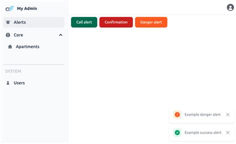 Alerts And Confirmations Vue And Node Admin Panel Framework