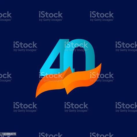 40주년 기념 기념 번호 벡터 템플릿 디자인 일러스트레이션 0명에 대한 스톡 벡터 아트 및 기타 이미지 0명 금 금속