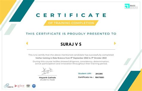 Im Happy To Share That I Have Successfully Completed A New Cerification Data Science From
