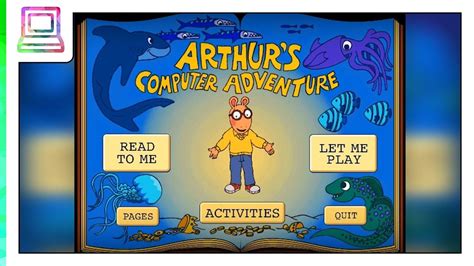 Living Books Arthurs Computer Adventure Read To Me Youtube
