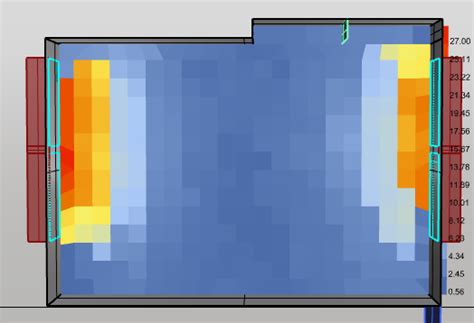 Daylight Simulation Heatmap Shape Honeybee[ ] Ladybug Tools Forum