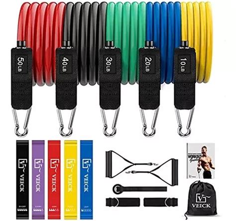 Juego De Bandas De Resistencia Veick Con Asas Bandas De Entr MercadoLibre