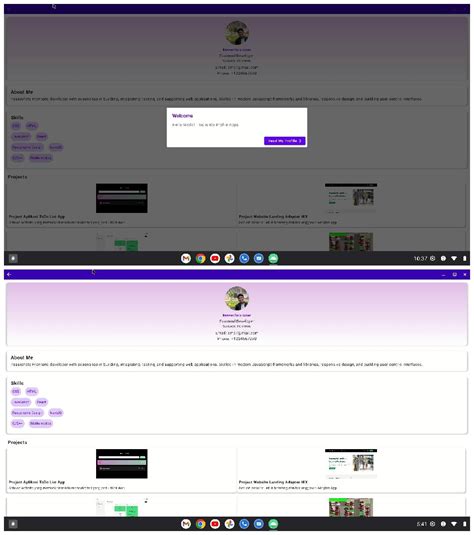Tugas Ppb F Aplikasi Profil Diri Dengan Modal Sambutan Smartphone