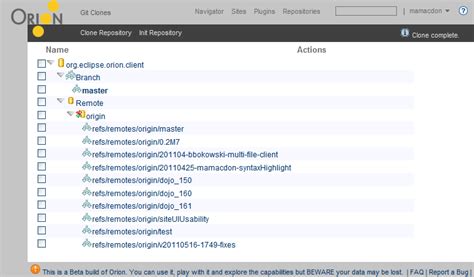 orion how tos working with git eclipsepedia